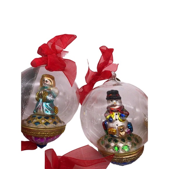 Thomas Pacconi | Holiday | Thomas Pacconi Classics Set Blownglass Snow ...